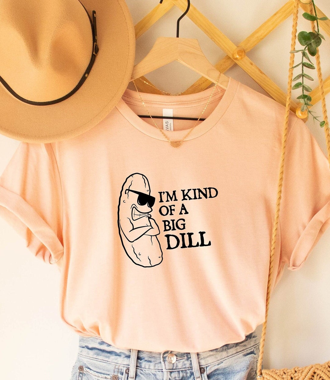 I'm Kind of A Big Dill Shirt, Cool Funny Pickle Shirts for Women and ...