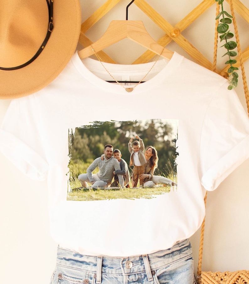 Custom Photo T-shirt Picture Family, Personalized T-shirt, Customize ...