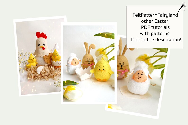 Felt Easter Bunny With Carrot Hand Sewing PDF Tutorial With Patterns: DIY Animal Ornament - Etsy ...