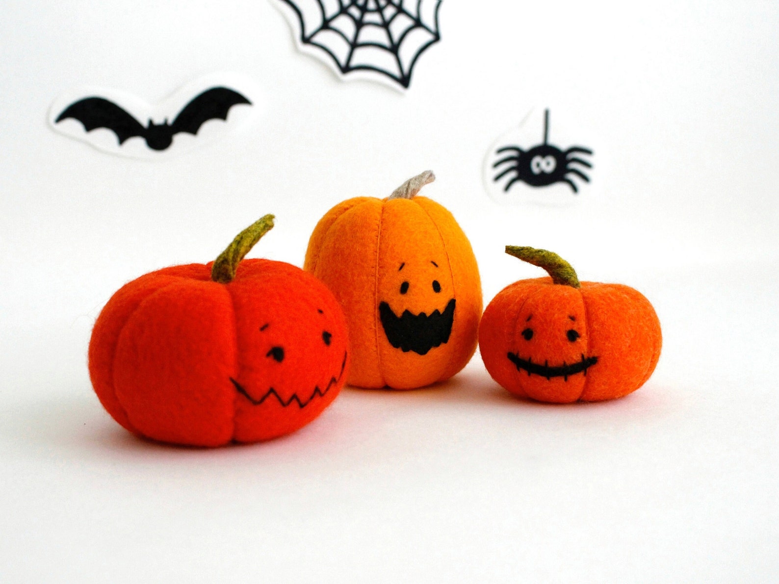 Felt Vampire Count Dracula & Halloween Pumpkins PDF Tutorial With ...