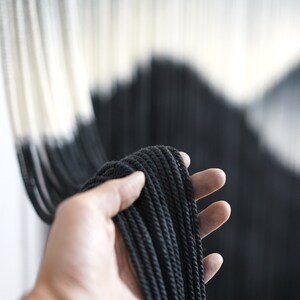 Landscape Tapestry, Mountain Wall Art, Dip Dye Tapestry, Cotton Rope ...