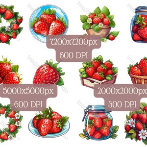 Strawberry Clipart 62 PNG Transparent Background Commercial Use ...