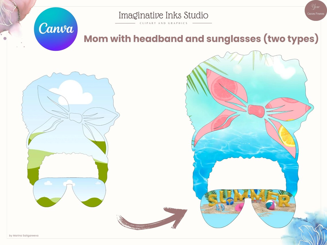 Family Frame Make Your Own Mom Dad Kids Design Canva Frame - Etsy