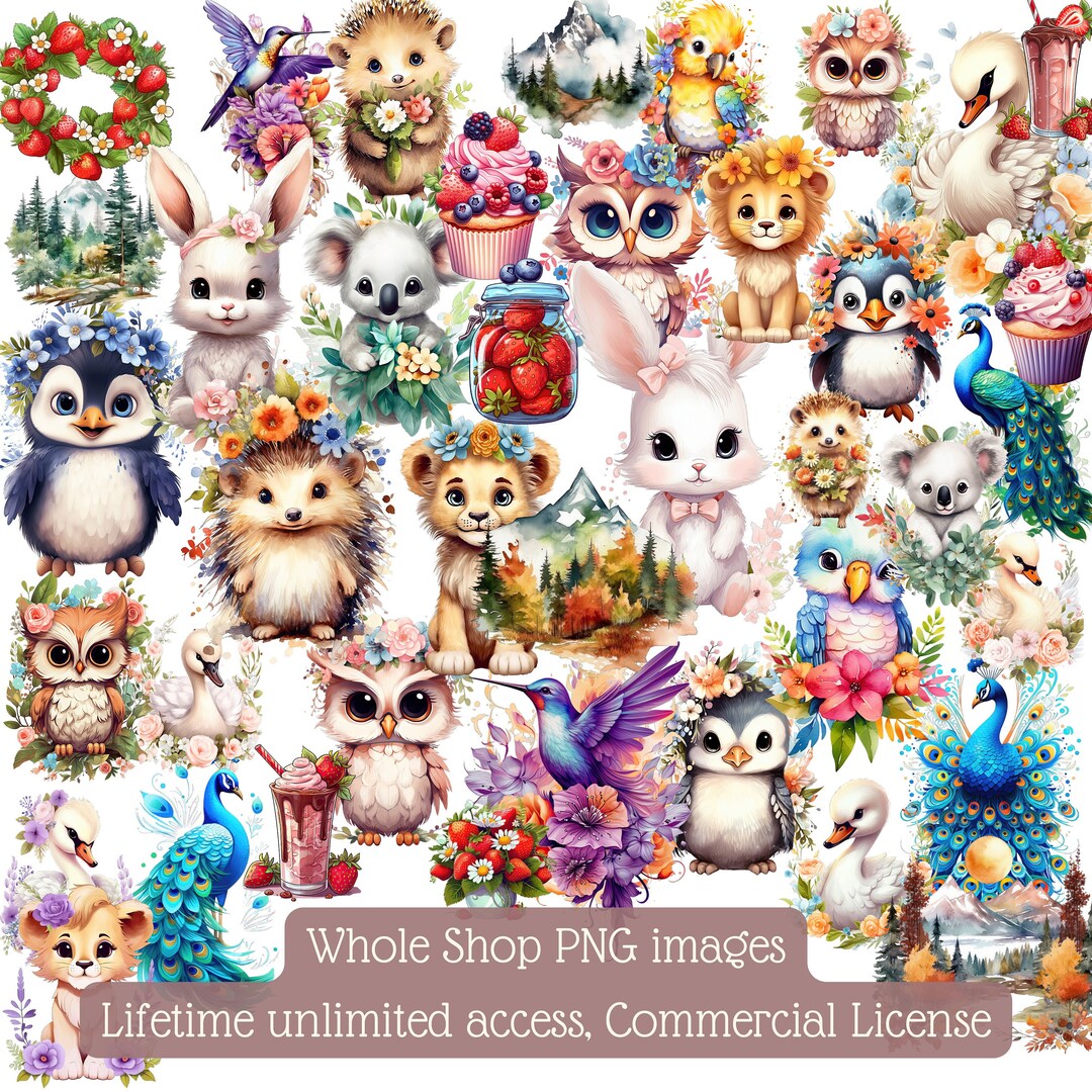 Whole Shop Mega Bundle Entire Store Bundle Clipart PNG Image Commercial ...