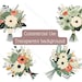 Flower Bouquet Clipart Sage Green 7 High-quality PNG With Transparent ...