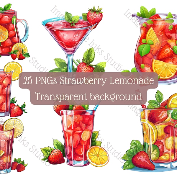Strawberry Lemonade - Etsy