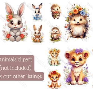 Baby Red Panda Clipart PNG Panda Boho Flower Panda Floral Panda Nursery ...