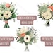 Flower Bouquet Clipart Sage Green 7 High-quality PNG With Transparent ...