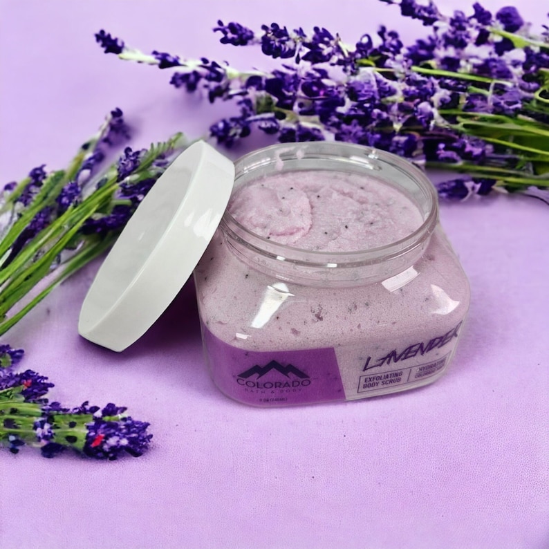Lavender Body Scrub - Etsy