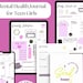 Mental Health Journal for Teen Girls, Gratitude Journal, Self Love ...