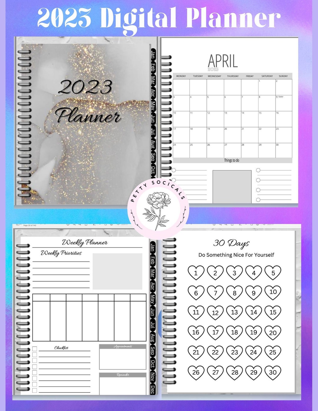 2023 Digital Planner With Hyperlinks, 2023 Calendar Planner, Goodnotes ... 2023 Digital Planner With Hyperlinks, 2023 Calendar Planner, Goodnotes ...