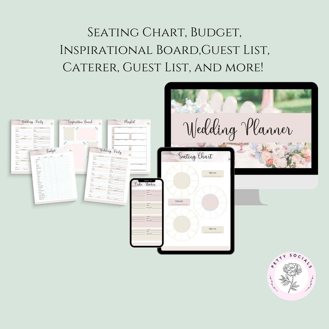 Ultimate Wedding Planner, Goodnotes Planner, Wedding Book, Budget ...