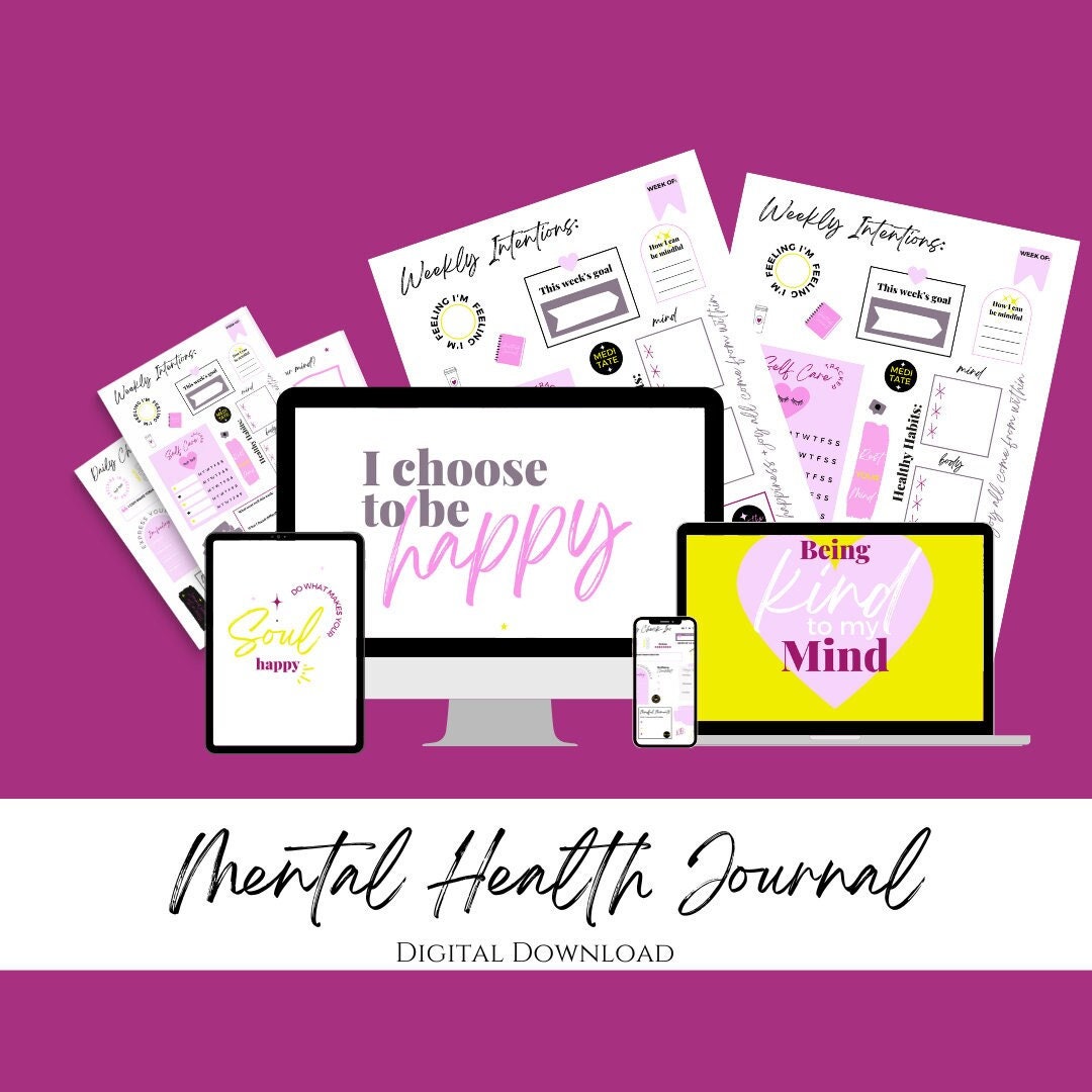 Mental Health Journal, Positivity Journal, Goodnotes Journal ...