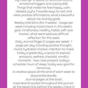 Mental Health Journal for Teen Girls, Gratitude Journal, Self Love ...