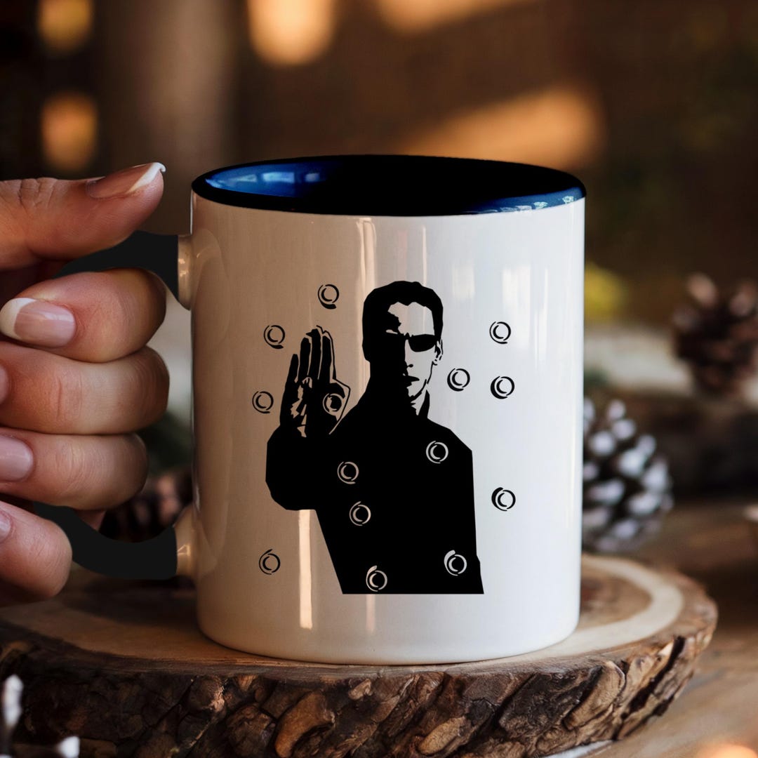 The Matrix Neo Bullet Stop Scene Coffee Mug ,sci-fi Movie Gift, Iconic ...