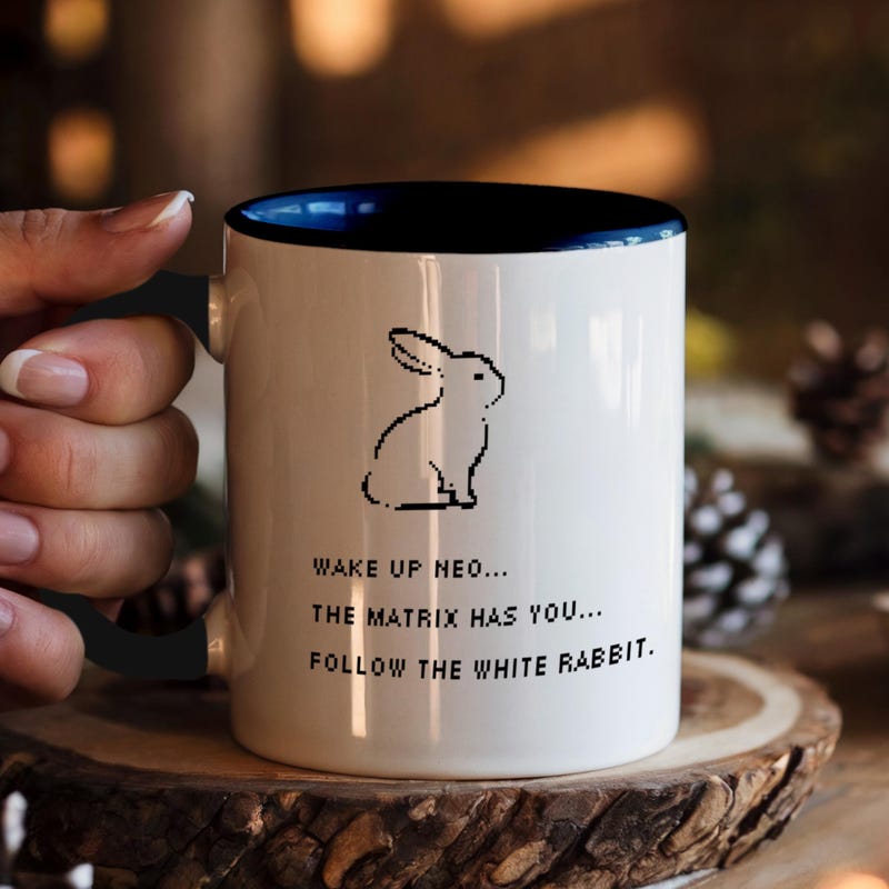 Follow the White Rabbit - Etsy