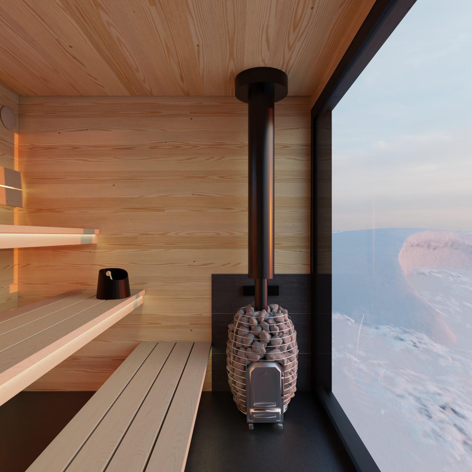 Finnish DIY Sauna Plans - Varme - Wood Fired Heater - 19x9 - Imperial ...