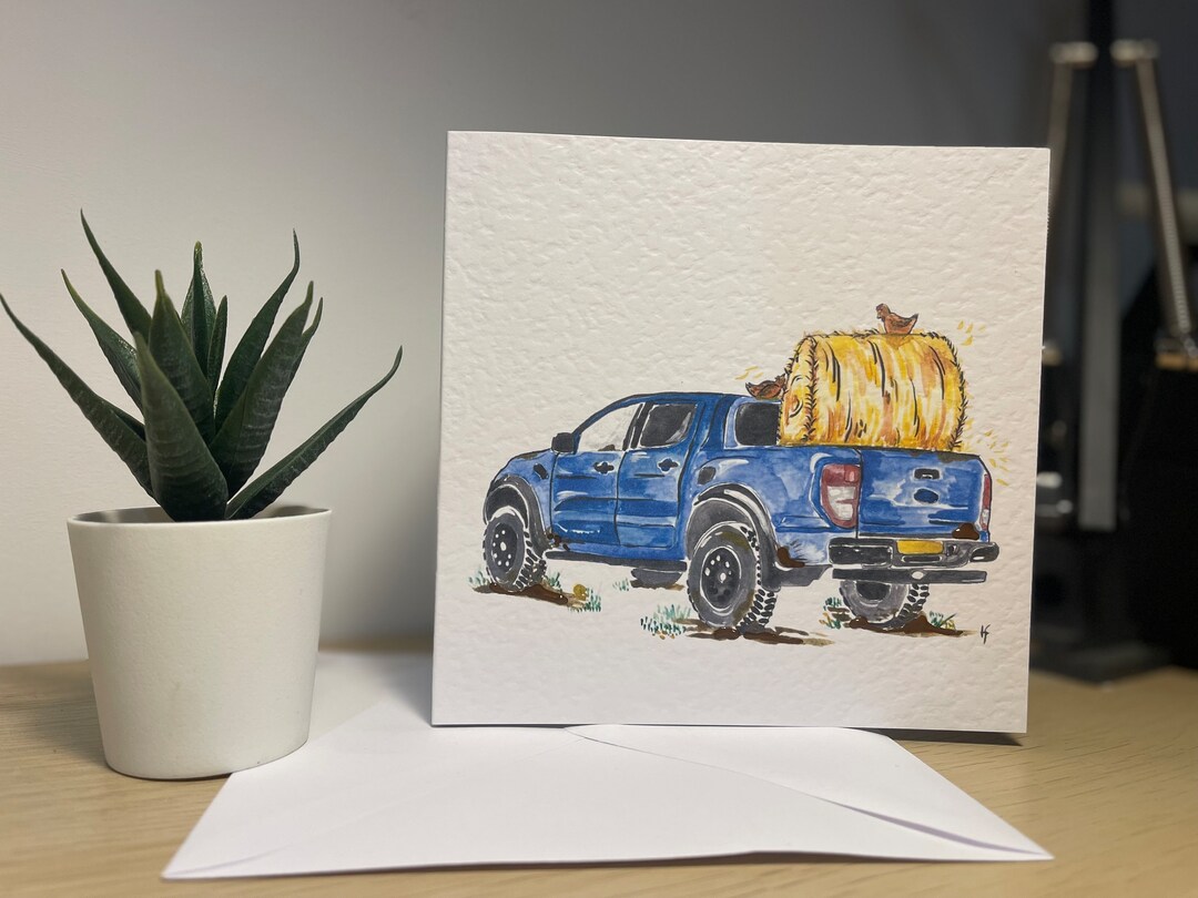 Muddy 4x4 Truck Ford Ranger Style, Novelty Blank Card - Etsy