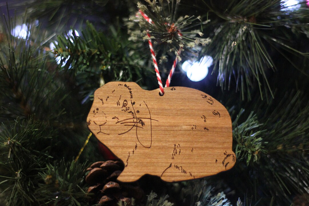 Lop Rabbit Hanging Wooden Tree Decoration - Etsy