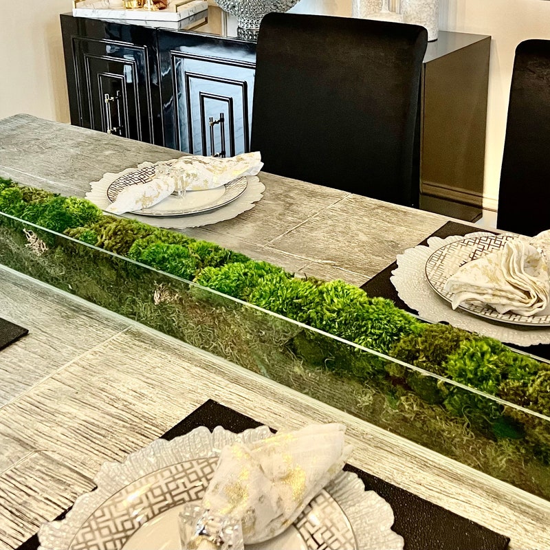 Moss Table Decor - Etsy