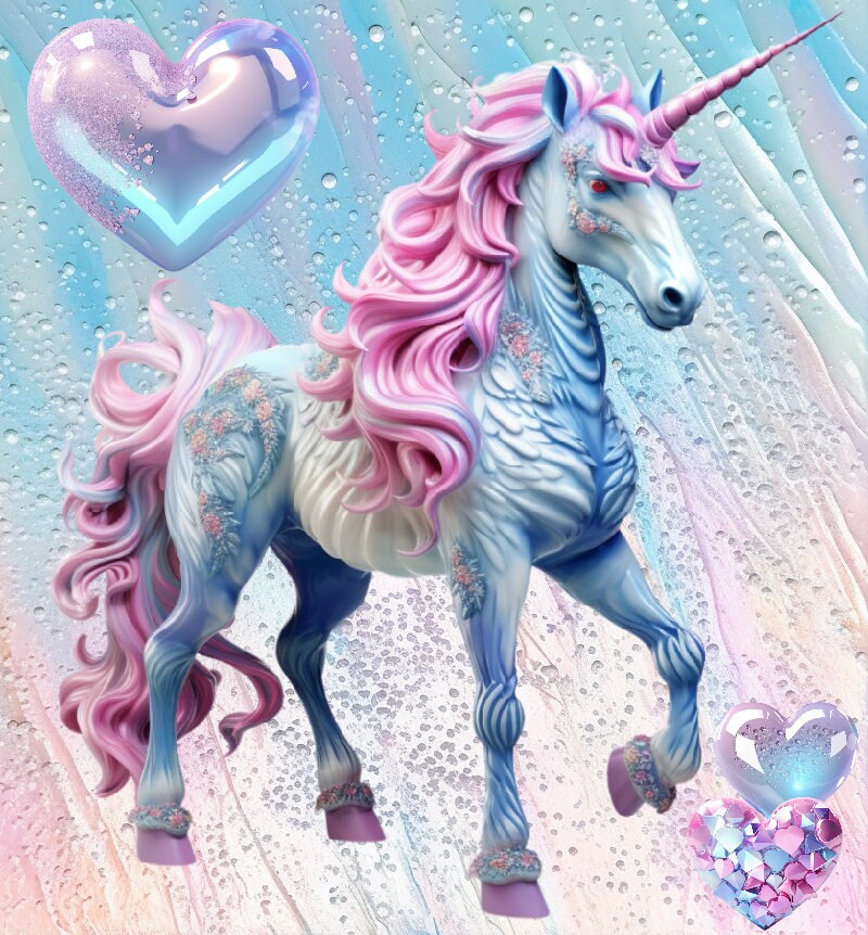 Mystic Heart Unicorns Digital Download. Includes 8 Magical Unicorns, 12 ...