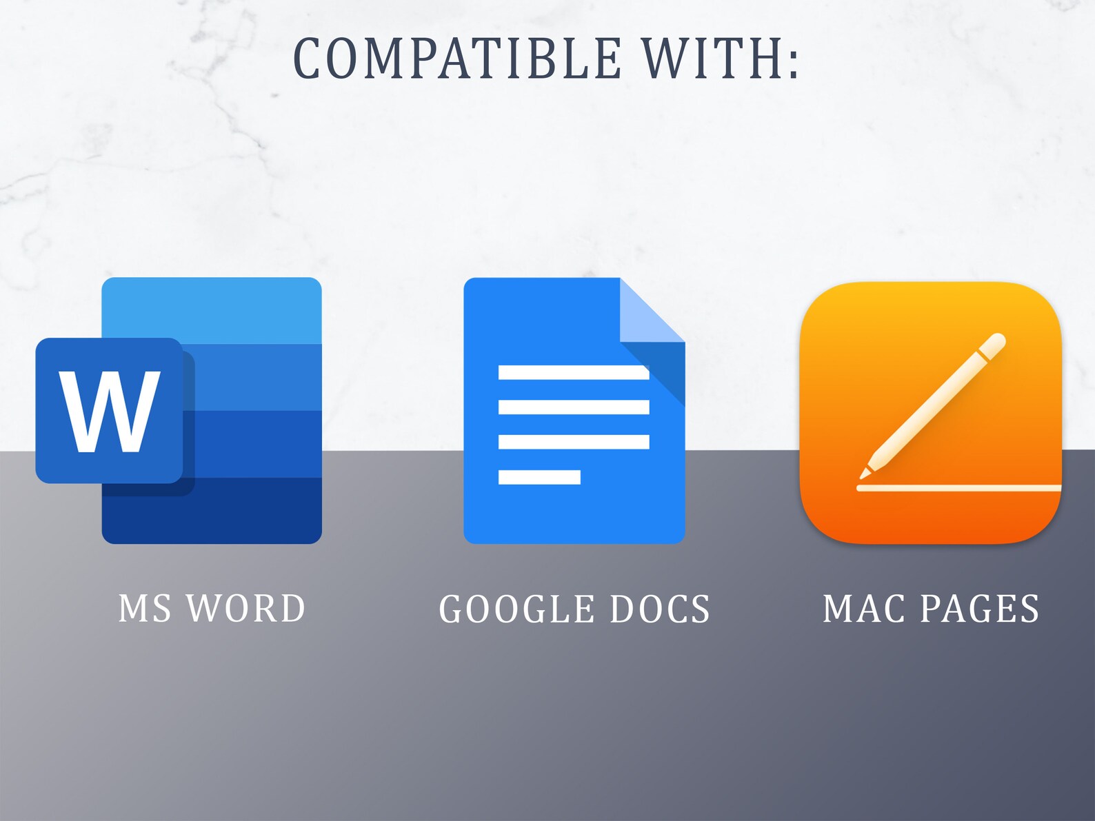 ATS Resume Template Word, Pages, Google Docs, ATS Friendly Resume ...