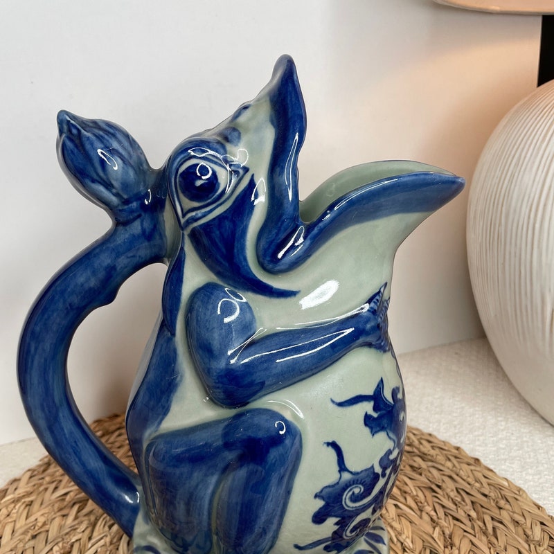 Frog Pitcher - Etsy