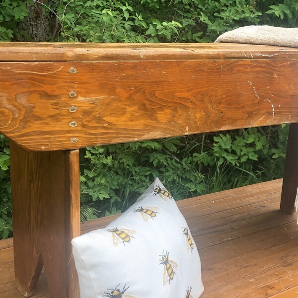 Farmhouse Bench - Etsy