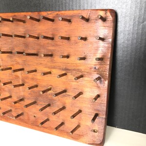 Vintage Wooden Thread Bobbin Rack Holder - Etsy