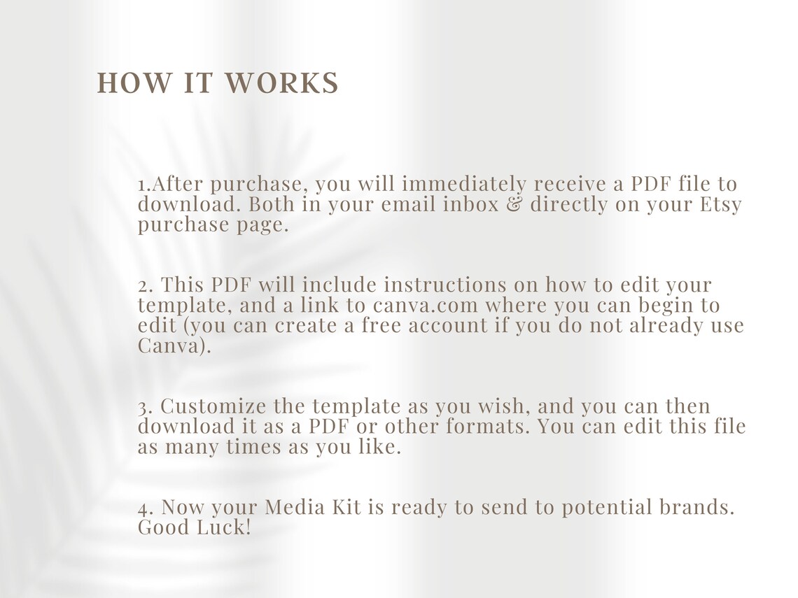 Media Kit Rate Card Template Canva Influencer Media Kit Template ...