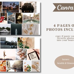 Vision Board Template Vision Board Kit Vision Board Stickers Vision ...