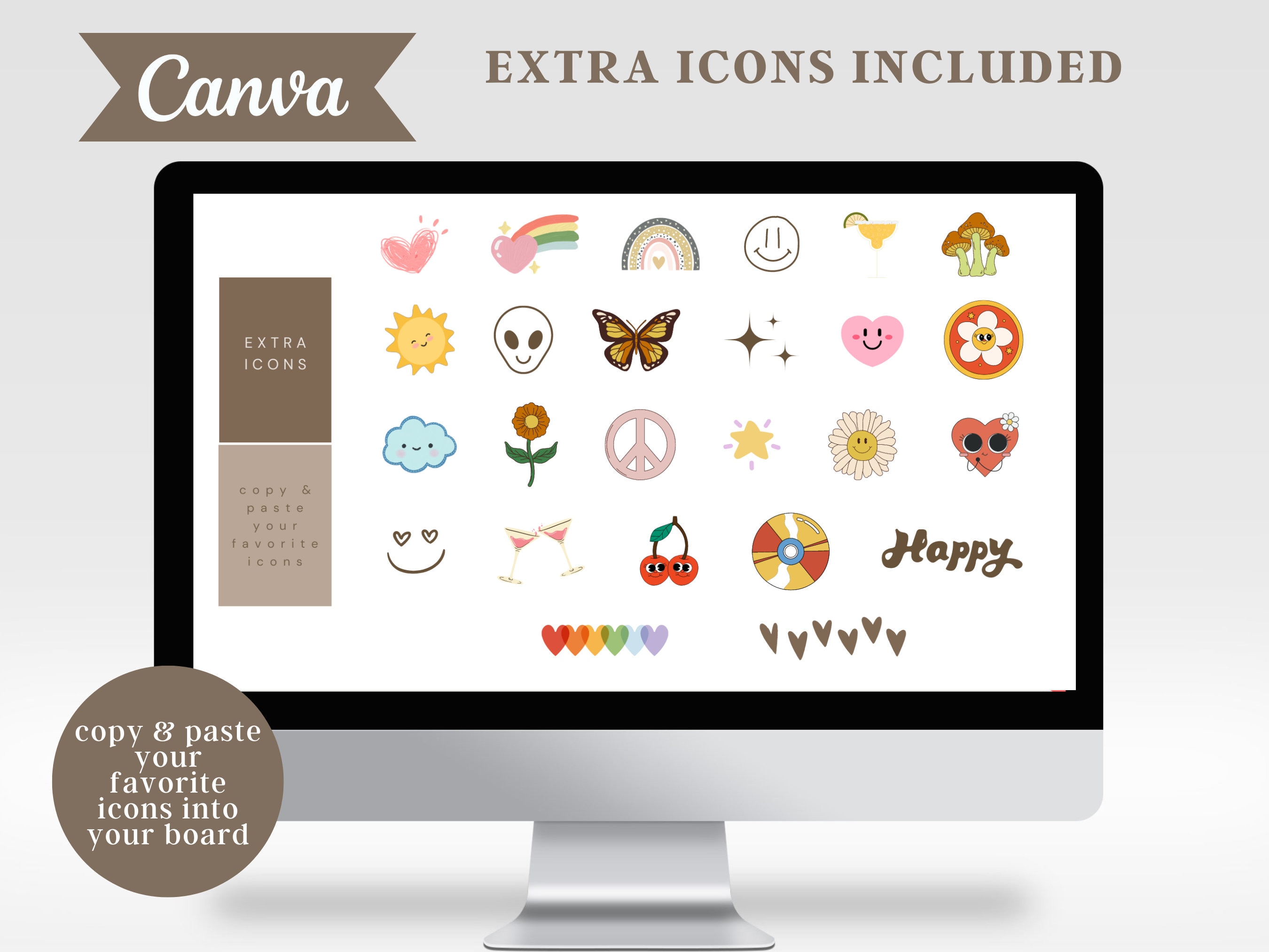 Vision Board Template Vision Board Kit Vision Board Stickers Vision ...