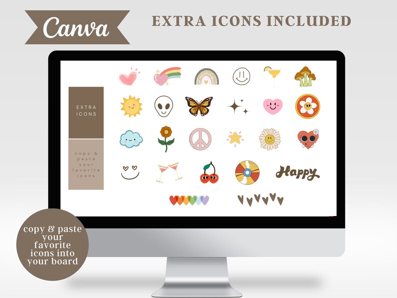 Vision Board Kit Vision Board Template Vision Board Stickers Vision ...