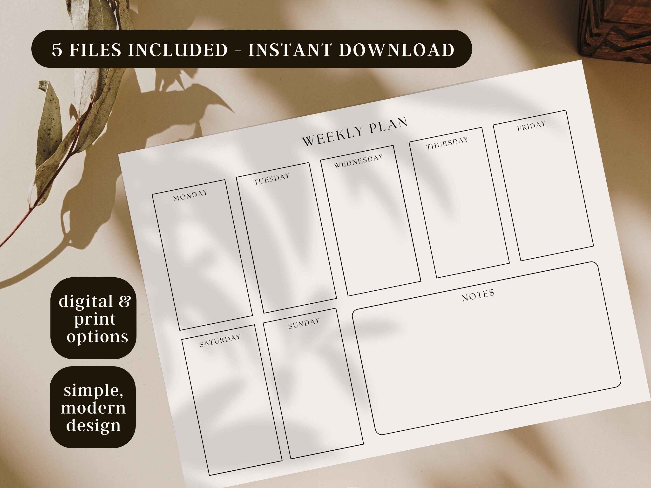 Weekly Planner Adult Chore Chart for Adults ADHD Chore Chart Cleaning ...