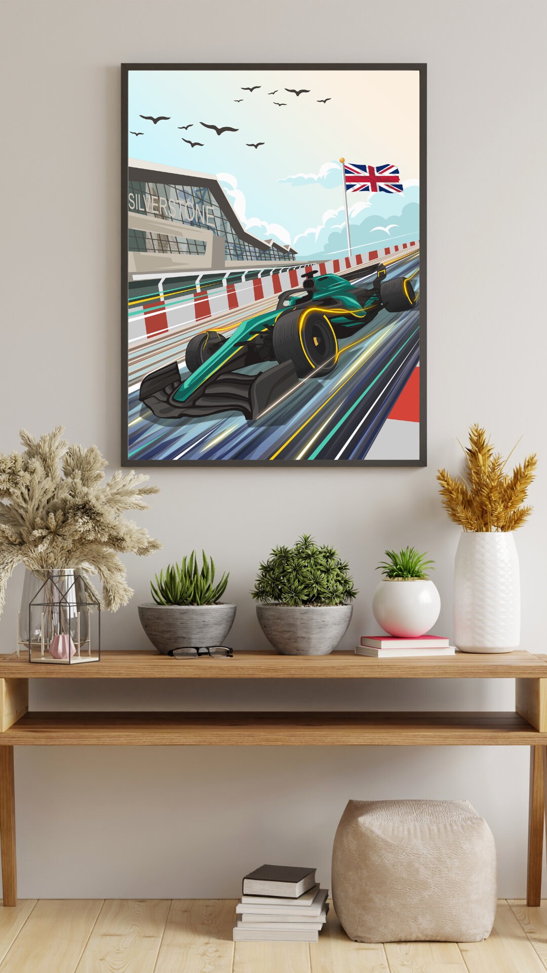 FORMULA ONE POSTER - Aston Martin F1 Poster, Formula 1 Poster, Aston ...