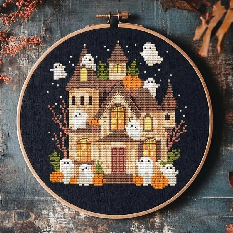 Haunted House 21 - Etsy