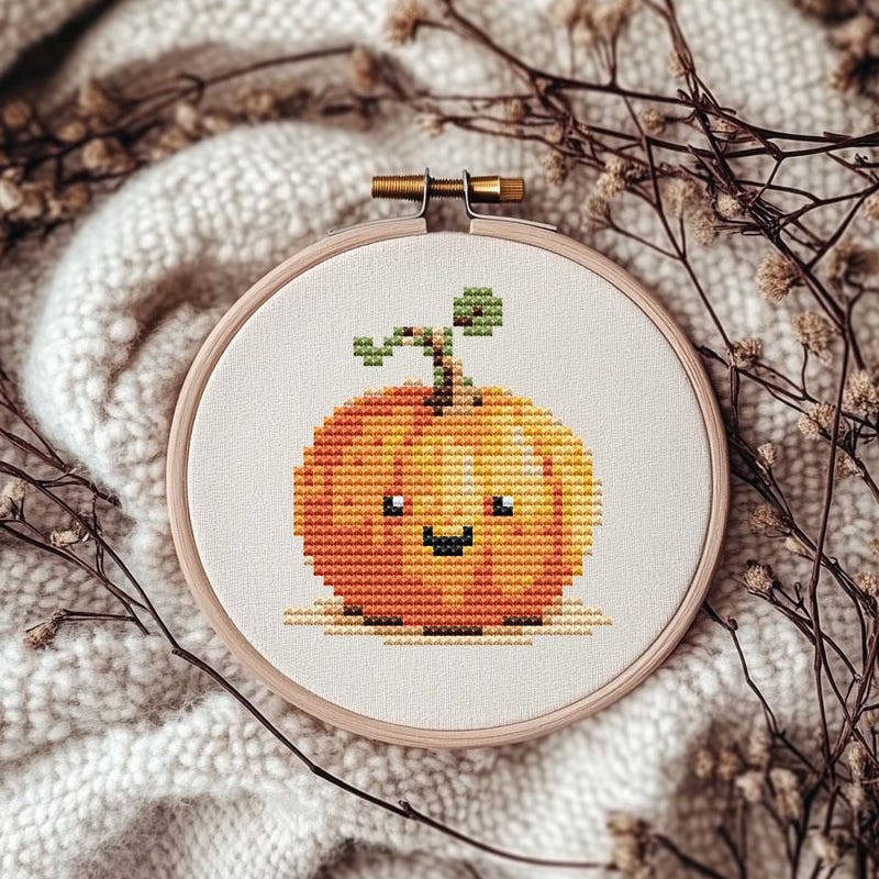 Harvest Mini Cross Stitch - Etsy