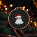 Funny Christmas Ghost Cross Stitch Pattern PDF - Simple Small Easy Cute ...