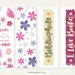 Floral Bookmark, Printable Bookmark, SVG Bundle, Botanical Bookmark SVG ...