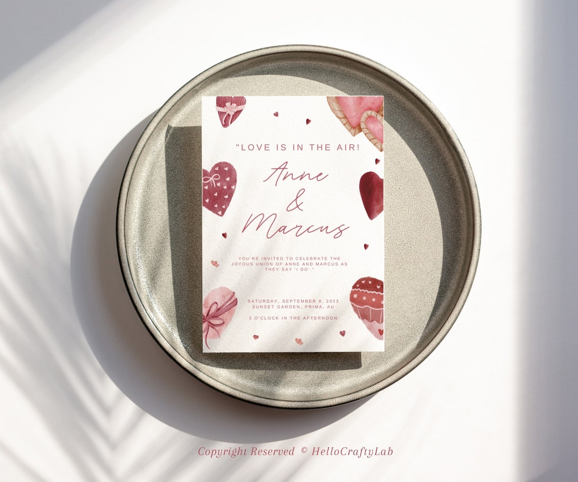 Cozy Hearts Clipart Watercolor Valentine Hearts Sticker Hearts Wedding ...