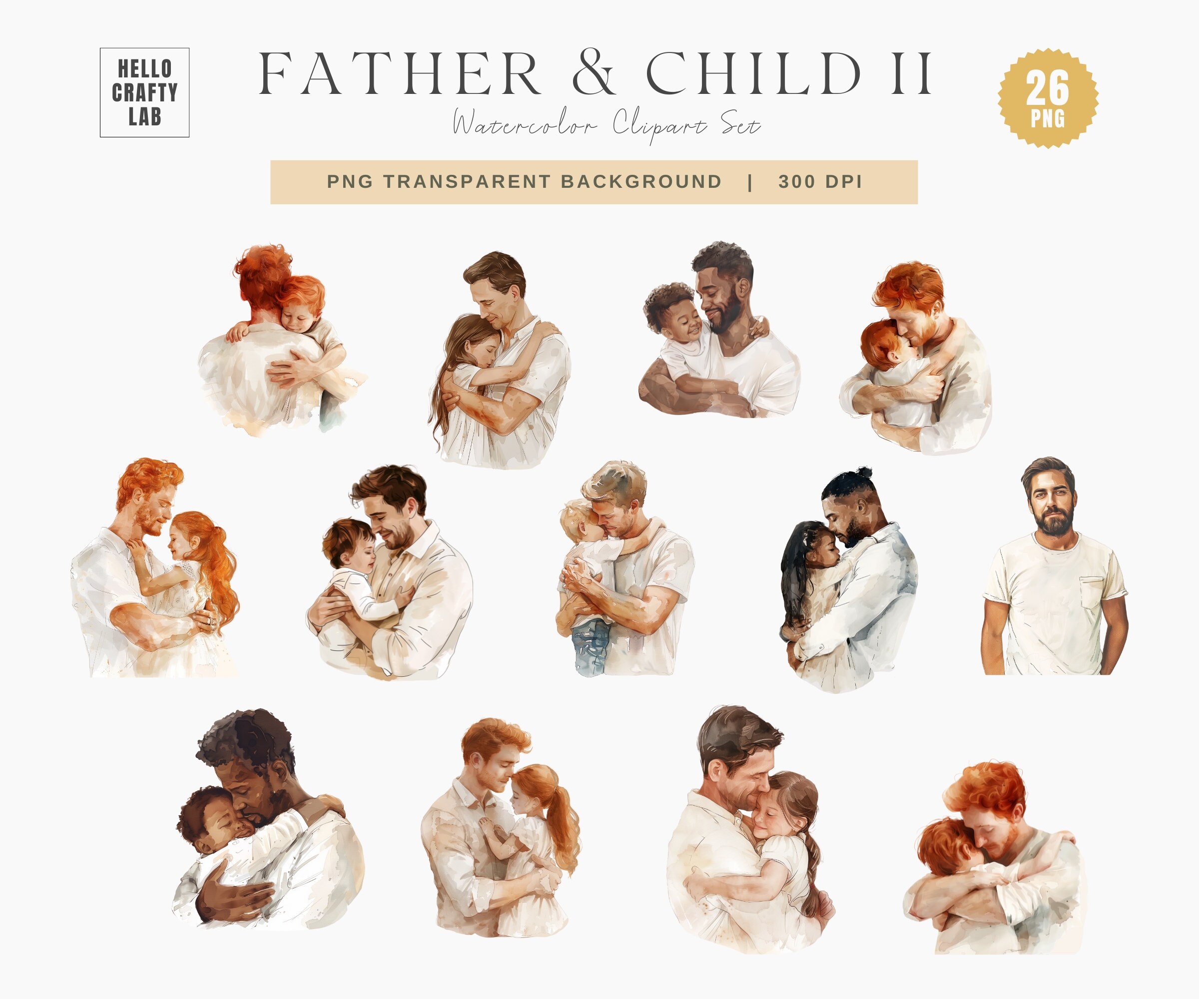 Fathers Day Watercolor Clipart Best Dad Illustrations, Best Daddy ...