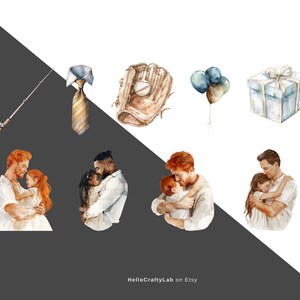 Fathers Day Watercolor Clipart Best Dad Illustrations, Best Daddy ...