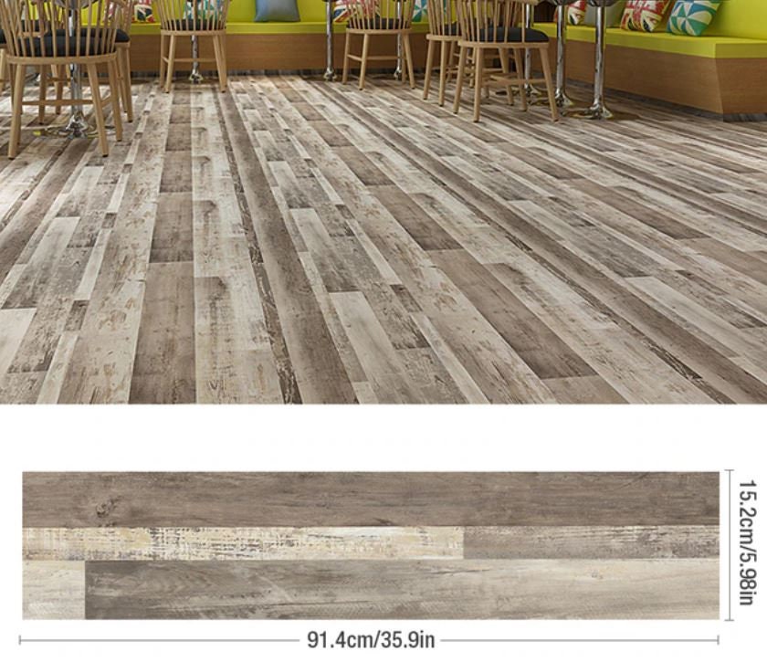 PVC Waterproof Wood Grain Floor Sticker Nordic Style A - Etsy