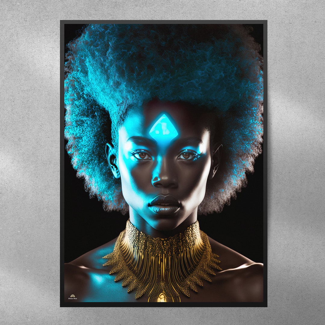ASHA Goddess of Hope Poster African Wall Art Decor - Etsy