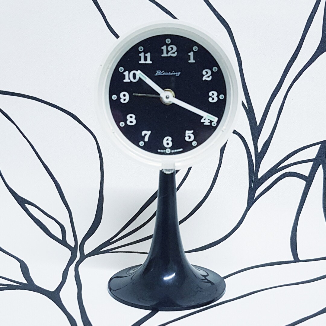 Blessing West Germany Mini Tulip Space Age Pedestal Alarm Clock - Etsy