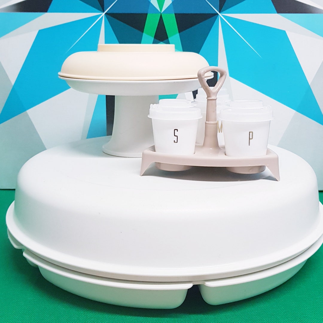 Retro Space Age Tupperware Serving Set 3 Sets 1666-5 / 1730-3 / 736-3 ...