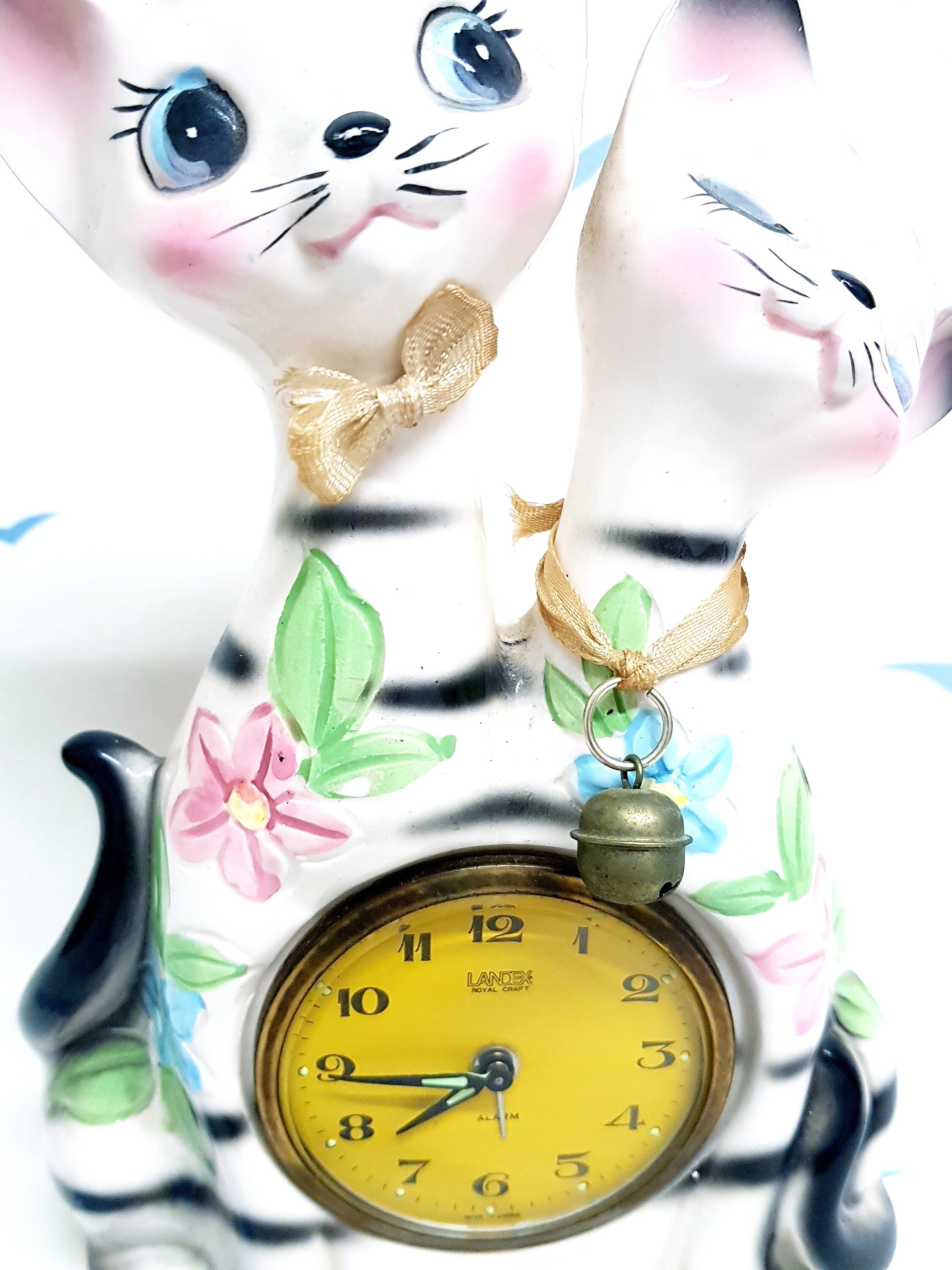 Landex 1960's Long Neck Kitsch Kitty Clock - Etsy