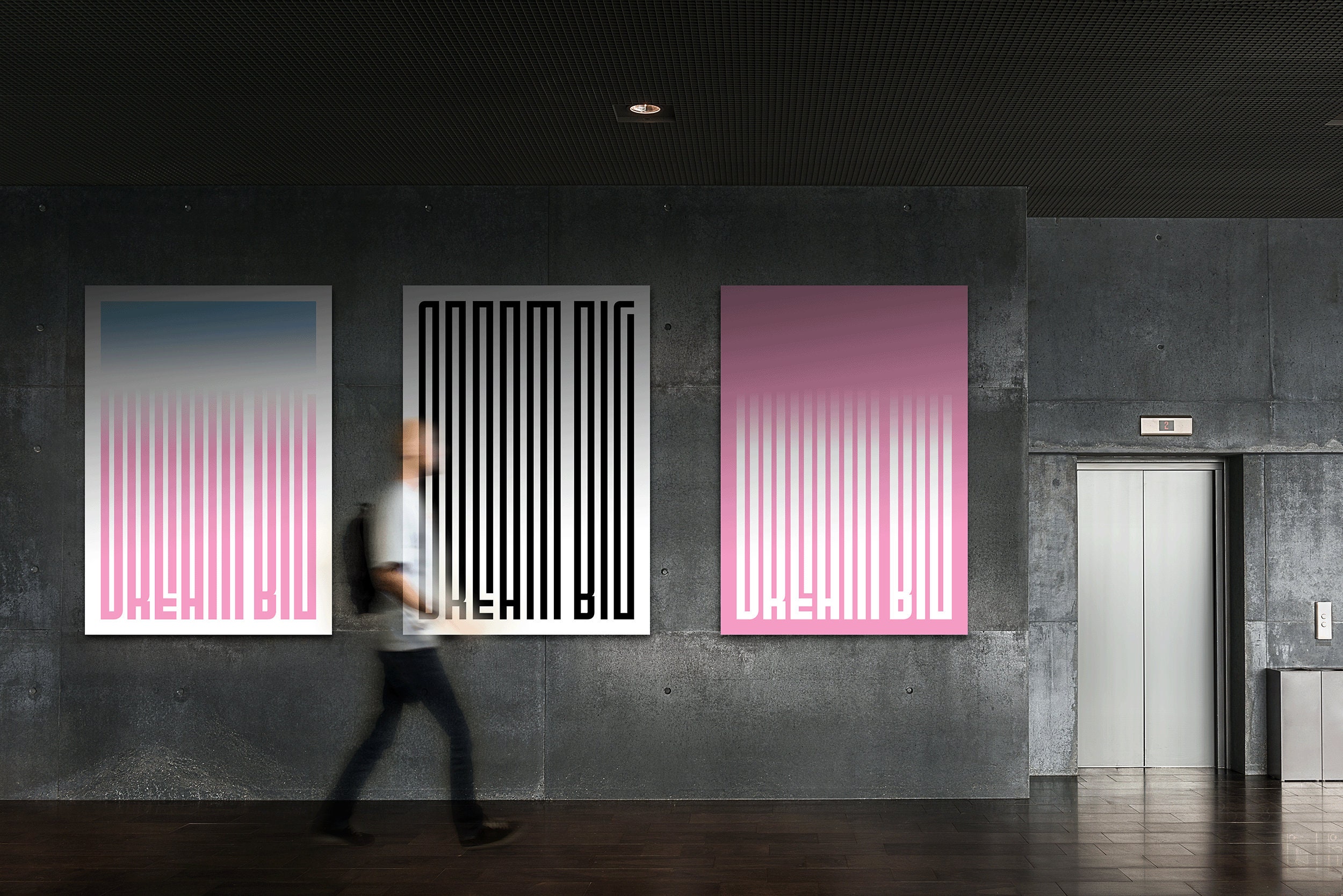 DREAM BIG Printable Poster Big Typography - Etsy