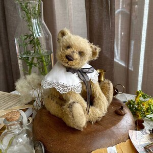 Handmade Mohair Teddy Bear Bjorn, Collectible German Pattern Toy - Etsy