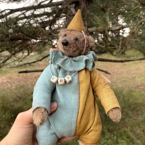 Chin Teddy Bear Collectible Bear Handmade Bear - Etsy